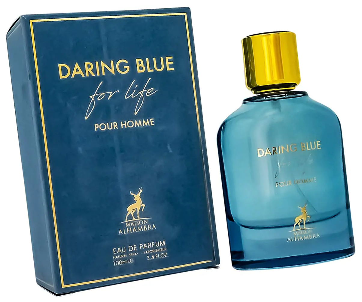 Духи для мужчин Альхамбра Даринг Блю Фор Лайф Пур Хом 100 мл - Alhambra Daring Blue For Life Pour Homme