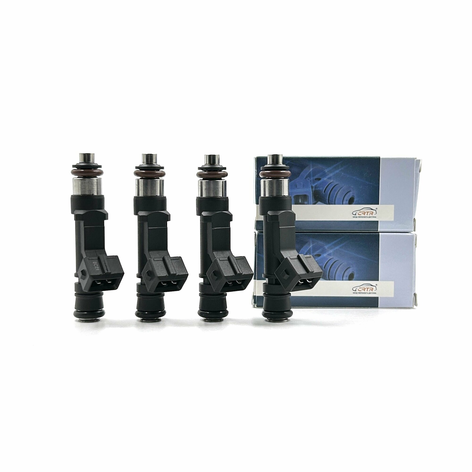 Форсунки топливные 4 шт. для а/м Газель 3302, УАЗ дв. 405, 406 - CARTRONIC арт. CRTR0105847