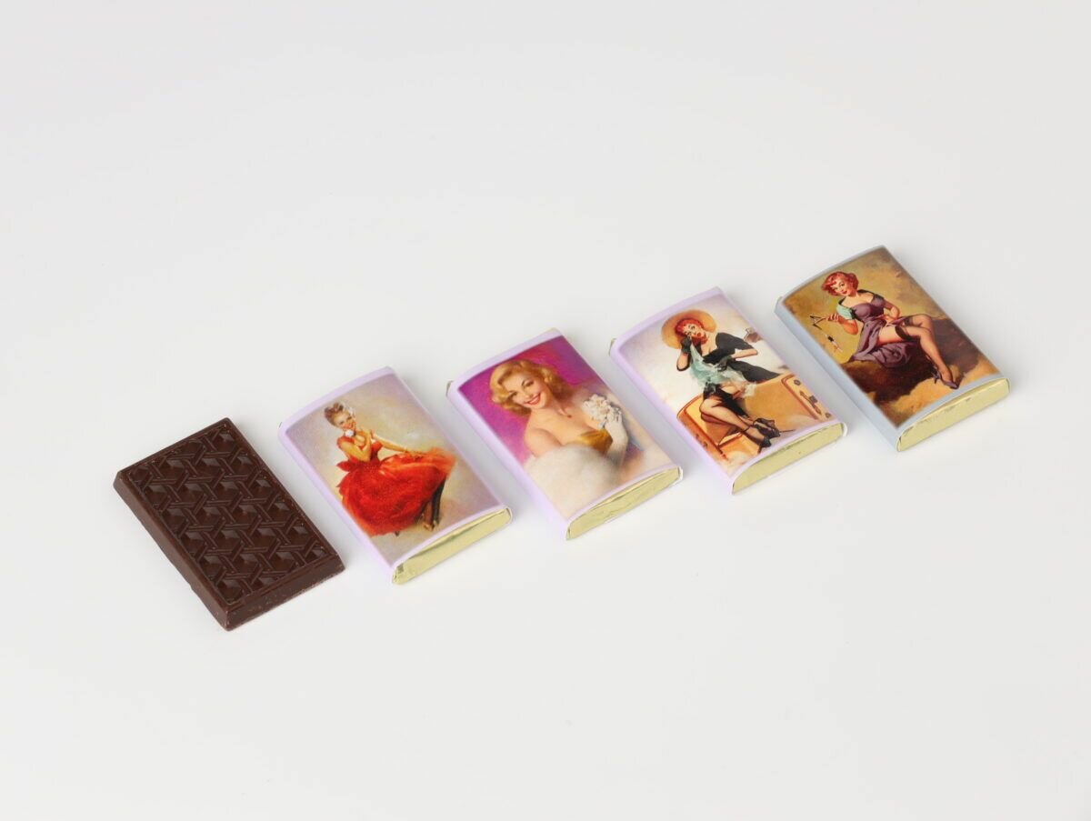 Шоколадные конфеты Дедушкины воспоминания, 1 кг, АтАг, (мини шоколадки по 15 гр.)