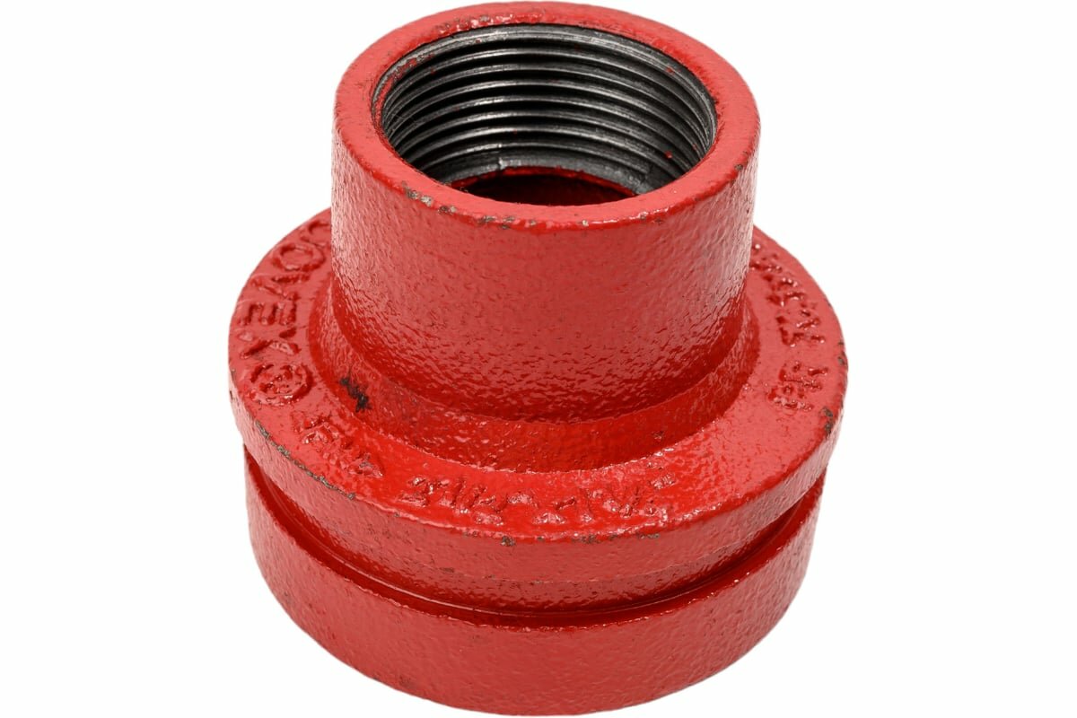 GROOVEX переход под резьбу 2 1/2 x 1 1/4, размер 76×42 мм, ДУ 65×32 мм PR7642