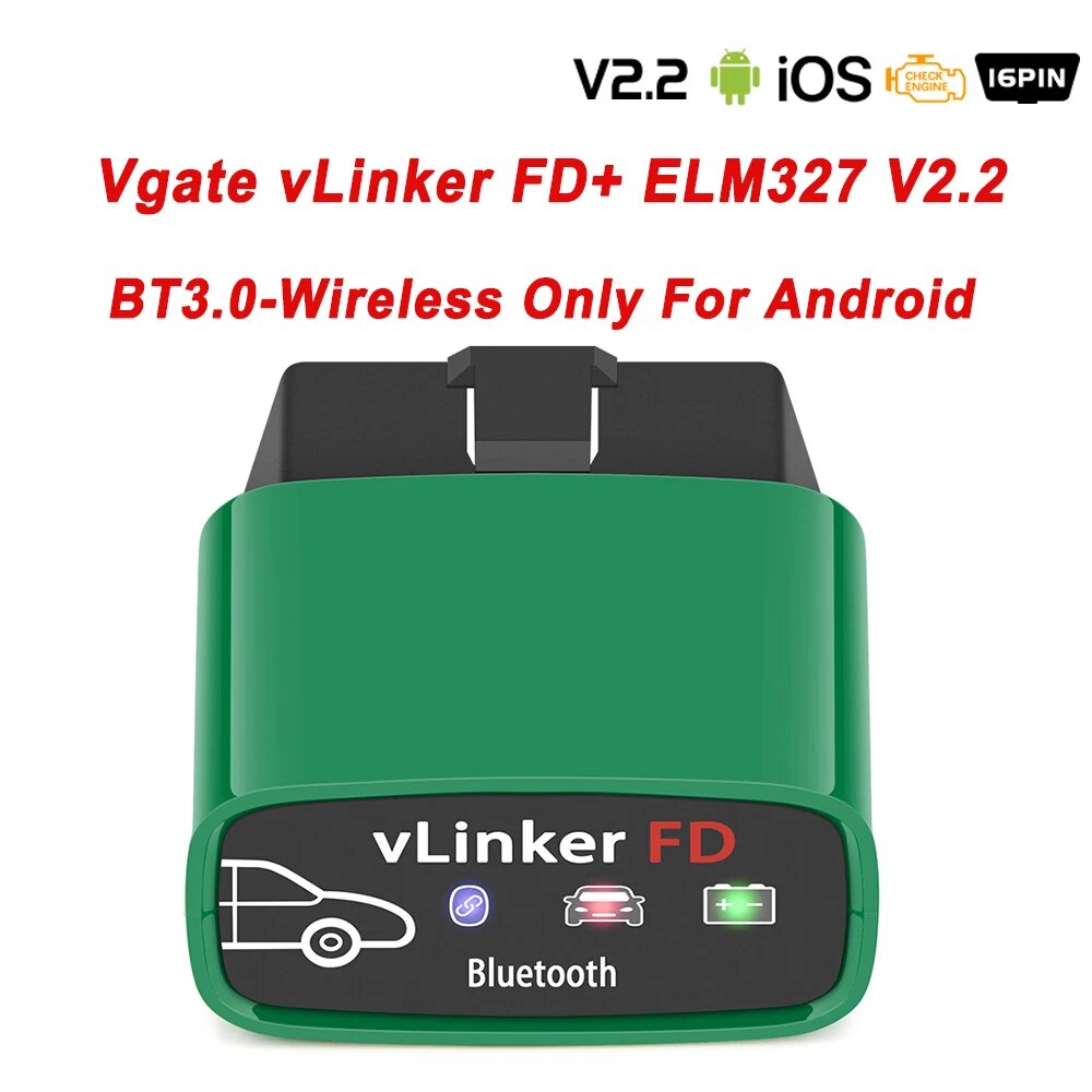 Vgate vLinker FD + ELM327 V2.2 Forscan для ford Mazda OBDII сканер ELM 327 vLinker FD BT3.0