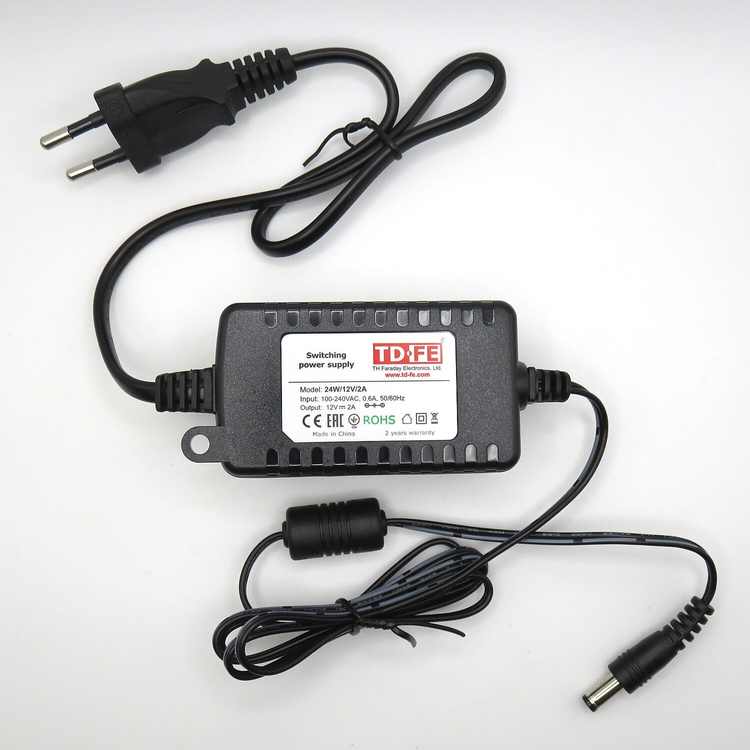 24W/12V/2A блок питания Faraday