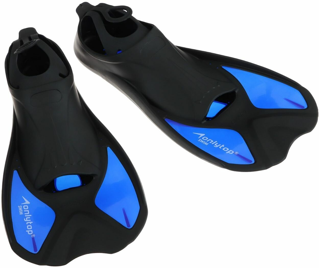 Ласты взрослые с закрытой пяткой, размер XL (44-45), для подводного плавания, дайвинга, снорклинга, бассейна и моря, в мешке-сетке