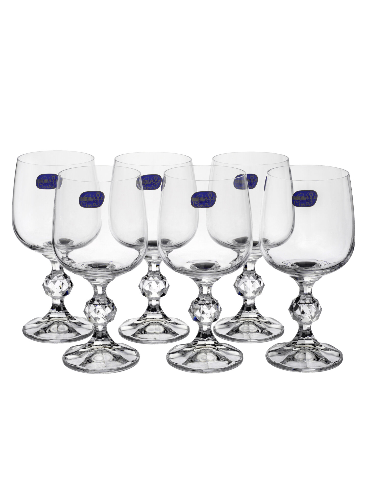 Клаудия бокал для вина 230 мл (6шт), недекорированный