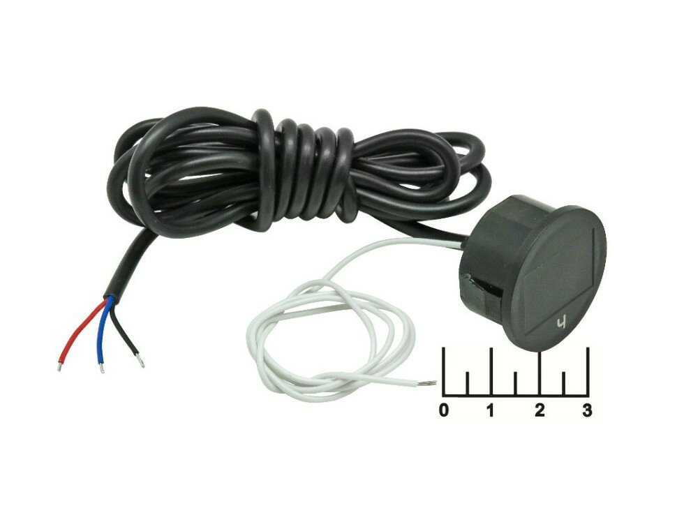 Индикатор времени наработки 10-30V ИВН5-02 красный (регулировка яркости)