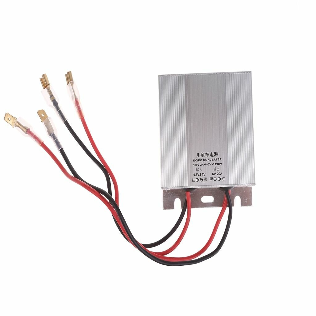Конвертер напряжения DC 12V/24V в DC 6V 10A, 15A, 20A водонепроницаемый