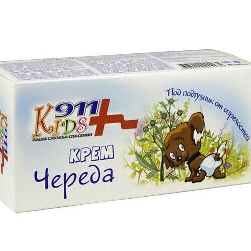 911 кидс крем детский под подгузник от опрелостей череда 150мл