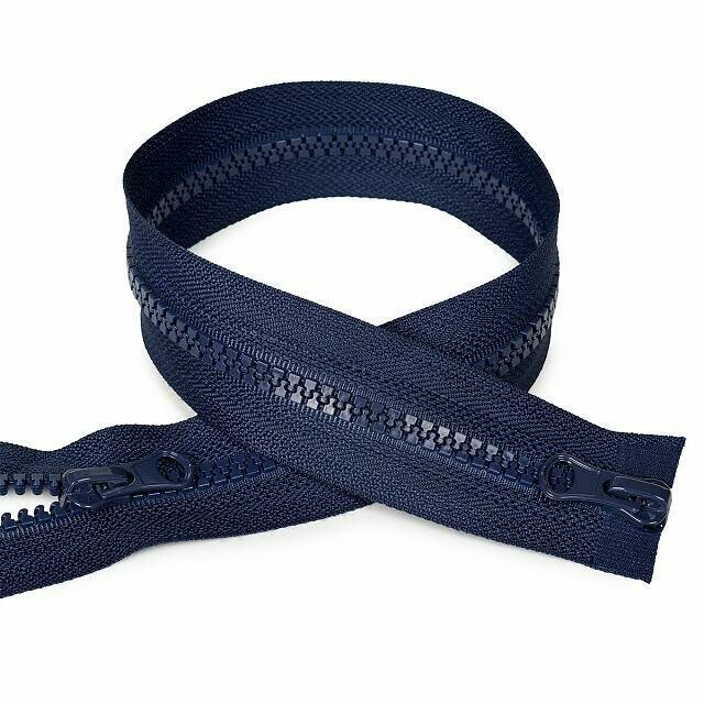 Молния MaxZipper Трактор, №5, 2 замка, 90 см, цвет F330, синий, 50 шт (ТР5.2Z. УЗ.90. F330)