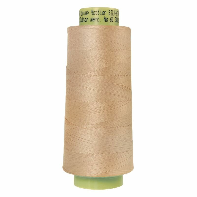 Нить для машинного квилтинга METTLER "Silk Finish", Cotton 60, 2743 м, цвет 0538, Straw