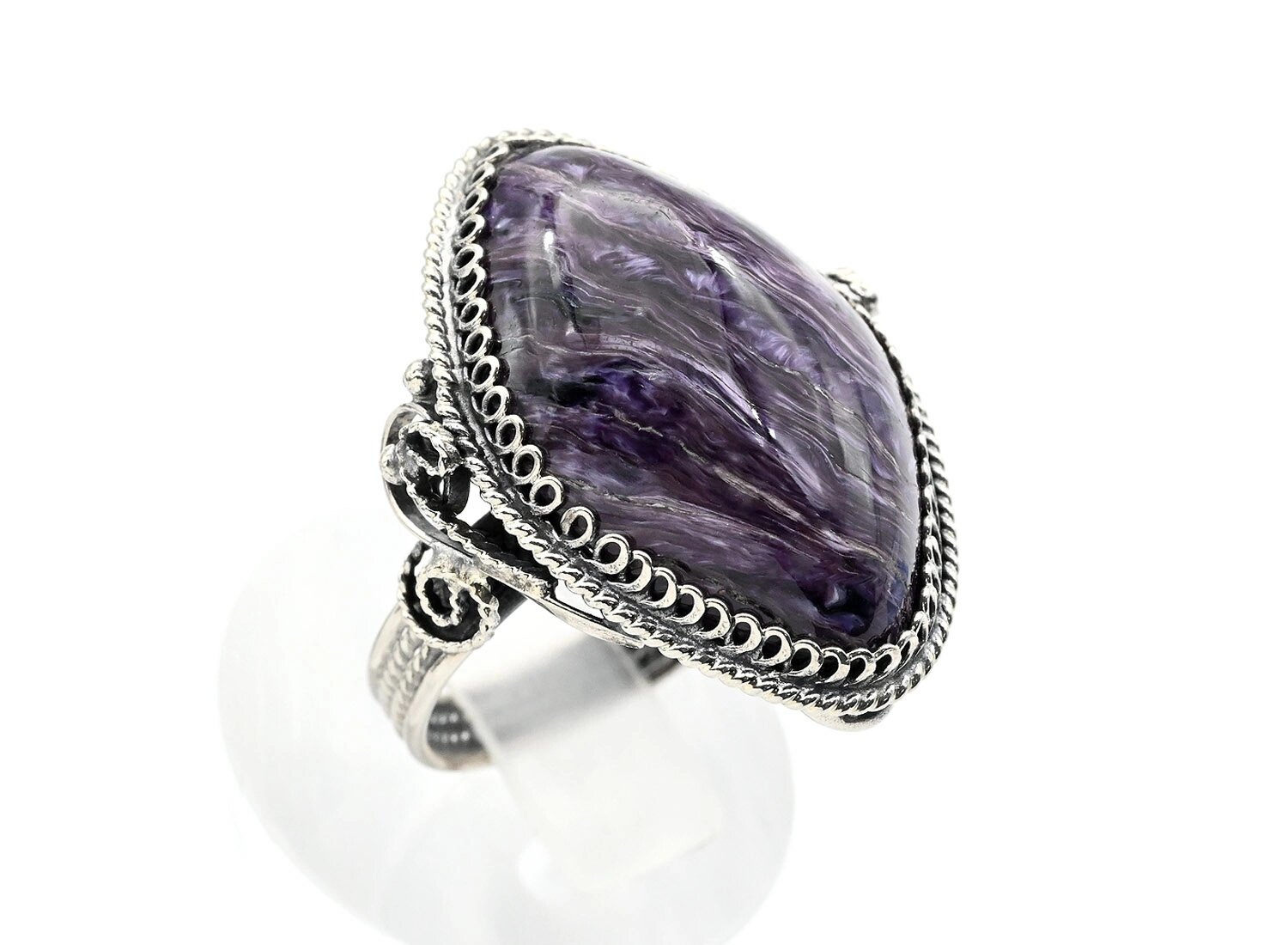 Кольцо, чароит