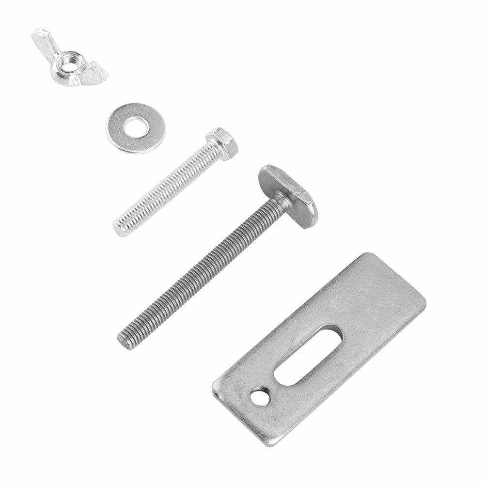 Крепление из стали в виде пластины с T- пазом 8 см для стола фрезера по дереву и станка для ЧПУ гравировки