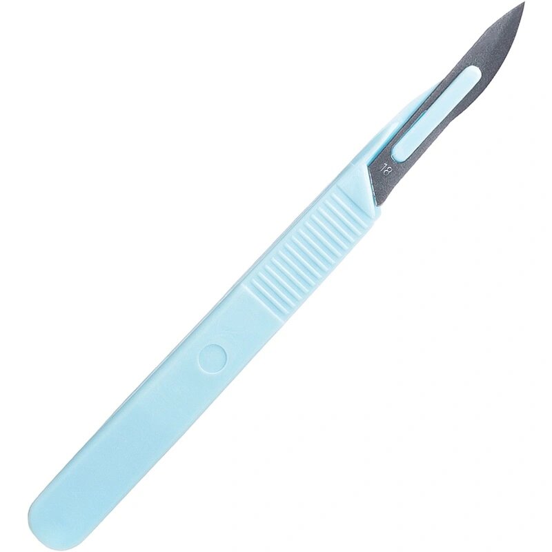 Скальпель хирург, однораз, р-18 КПИ, 10шт/уп