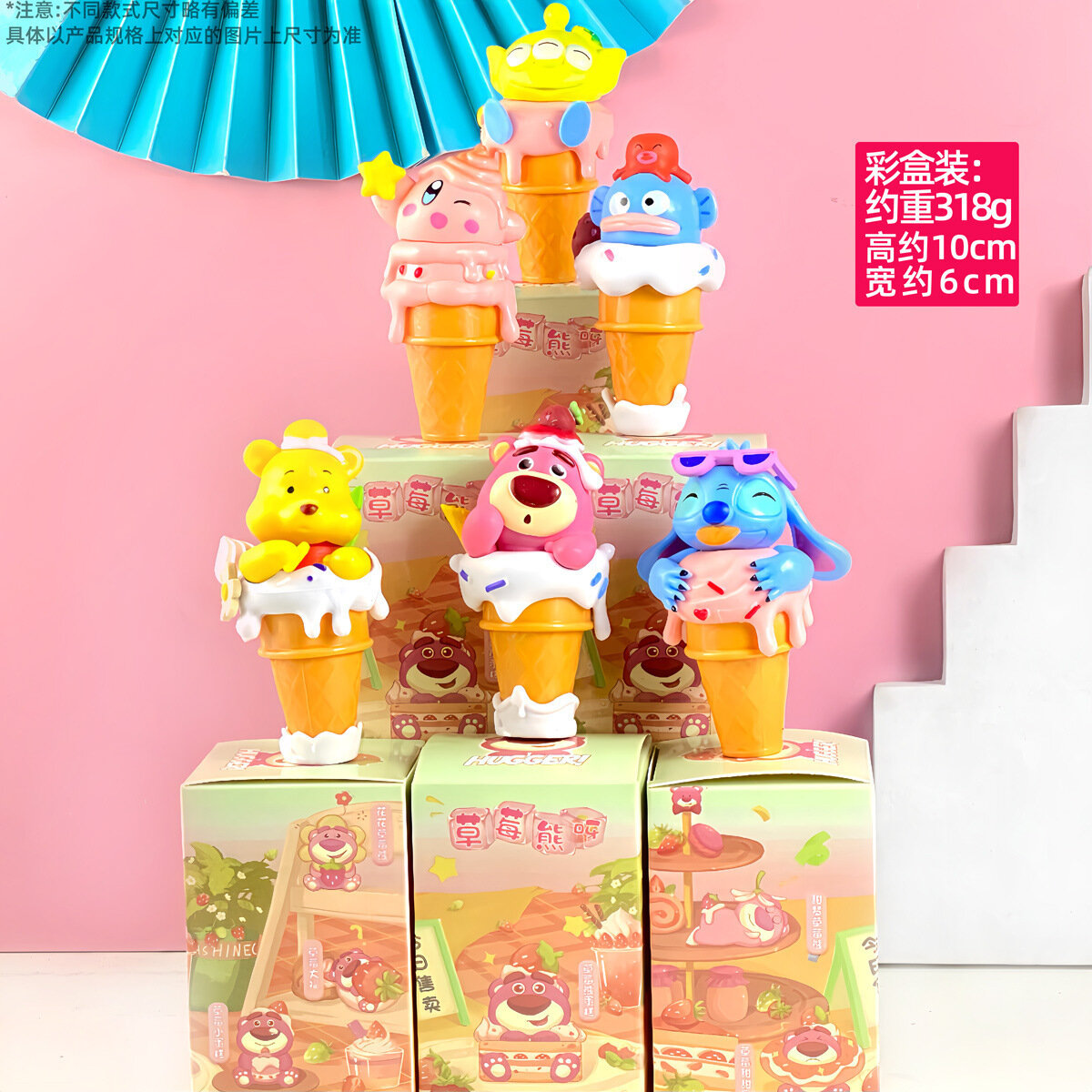 Фигурок Кирби и Покемонов в закрытых коробках, милые игрушки, куклы, гача-автомат с клешней, украшения для торта в виде машинки.