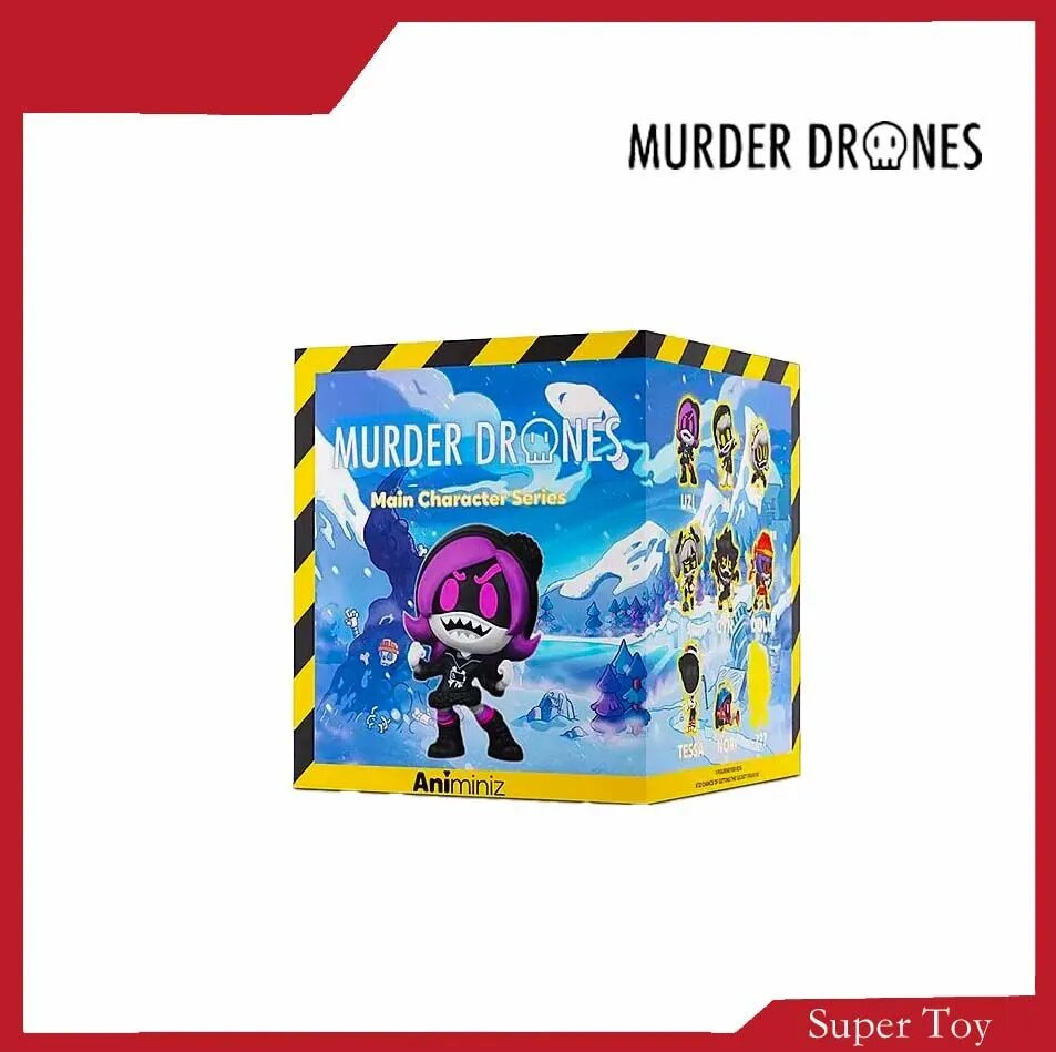 100% Original Murder Drones, небольшие скульптуры, игровые коллекционные фигурки IP.(Animatez)