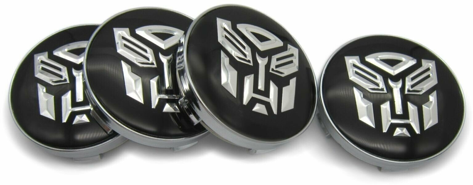 Колпачки, заглушки на литые диски Трансформеры 60/56 мм, комплект 4 шт.