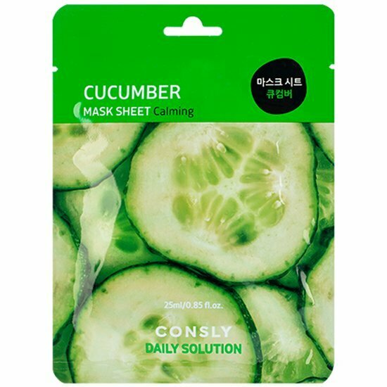 Тканевая маска для лица Consly с экстрактом огурца, 25 мл