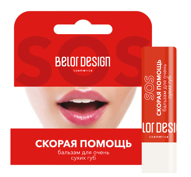 Бальзам для губ Belor Design Скорая помощь для очень сухих губ, 4 гр.
