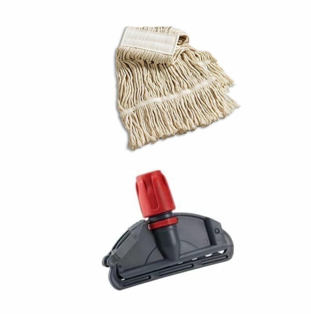 Моп Кентукки с зажимом красного цвета, 350 г