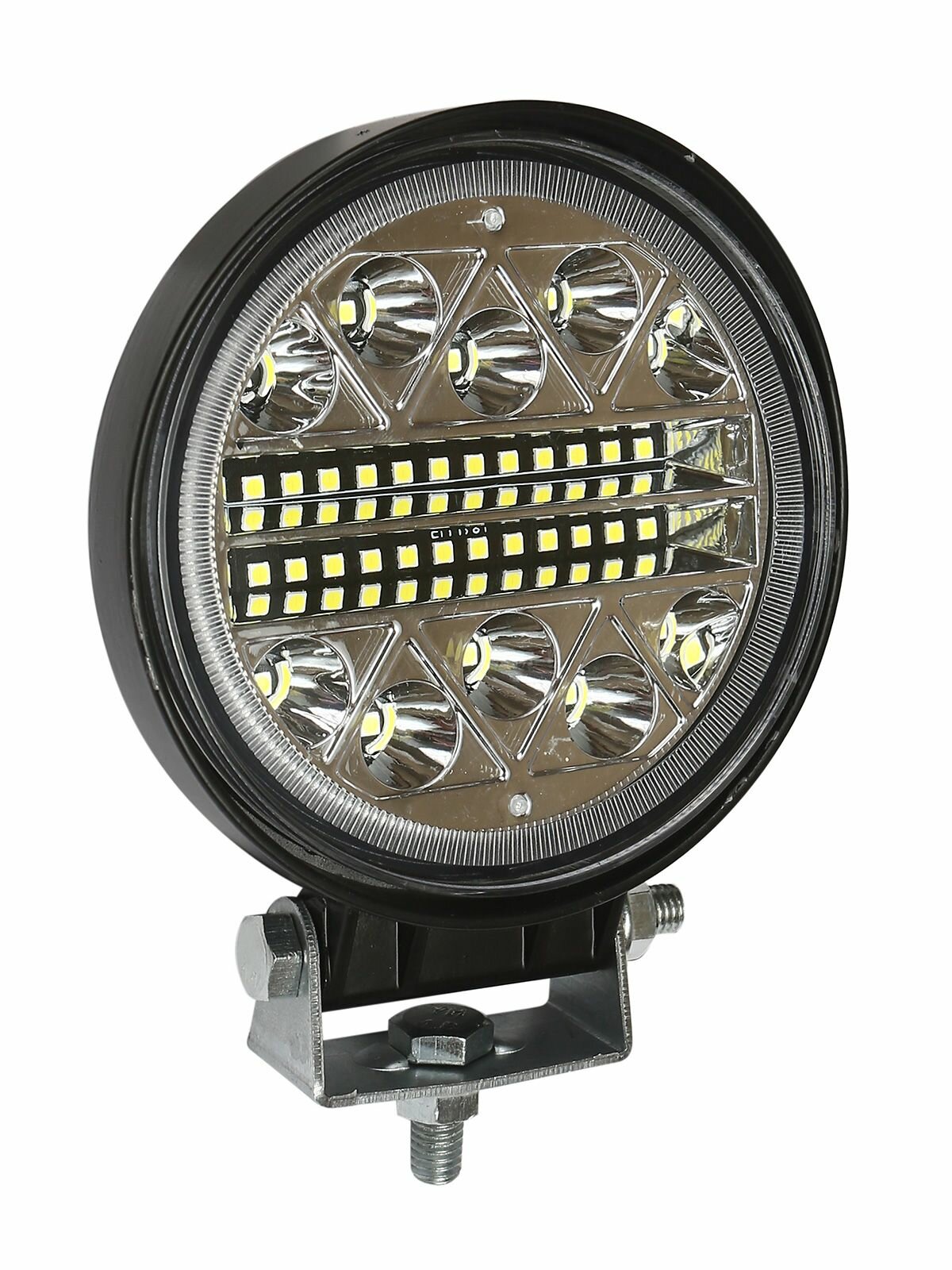 Cветодиодные фары. 12V - 27V 102 Вт 34LED круглая (1 шт.) (23869)