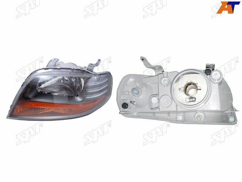 . SAT Фара для CHEVROLET AVEO T200 03-08 левая 4, 5D черная