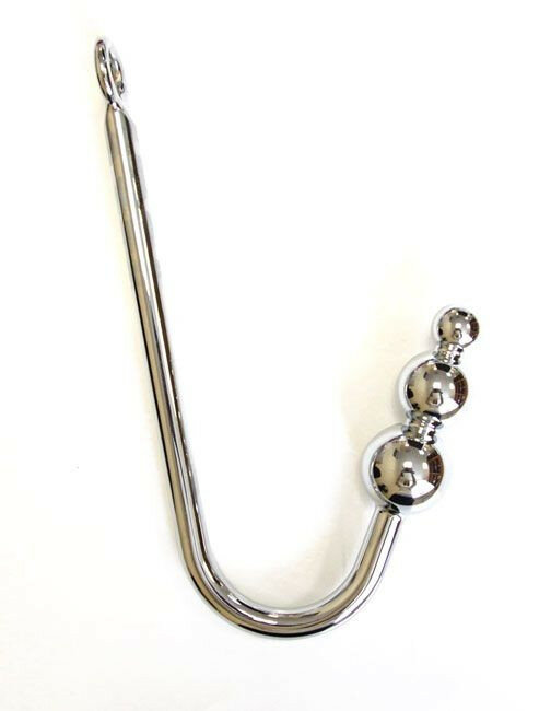 Анальный крюк L 310 мм D шариков 19x30x35 мм D кольца 18 мм