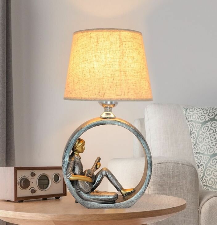 Креативная настольная лампа, для спальни, прикроватной тумбочки, кабинета, гостиной, E27, 5 Вт, подарок на день рождения