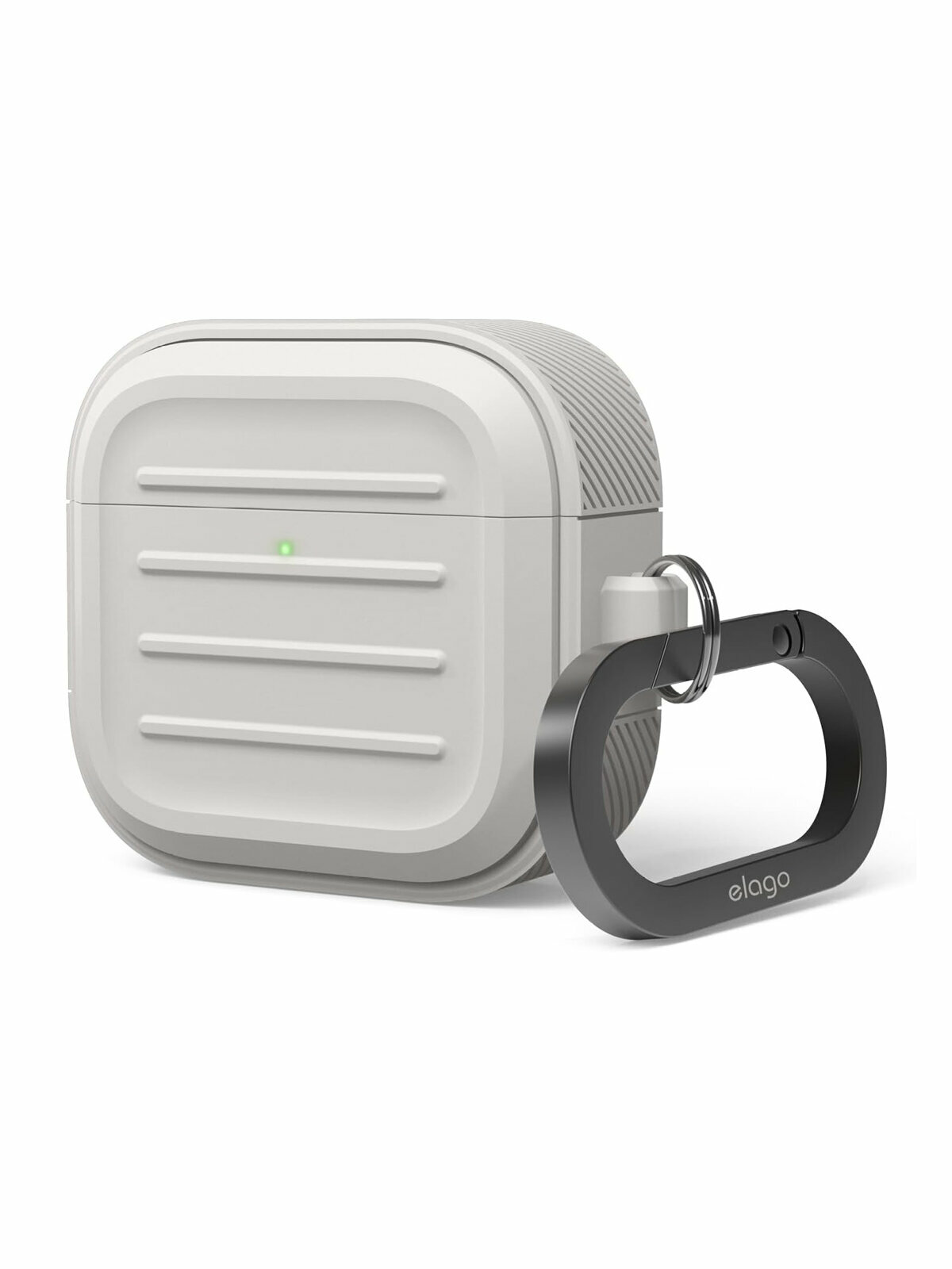 Elago для AirPods 4 чехол Armor Silicone Hang case Stone