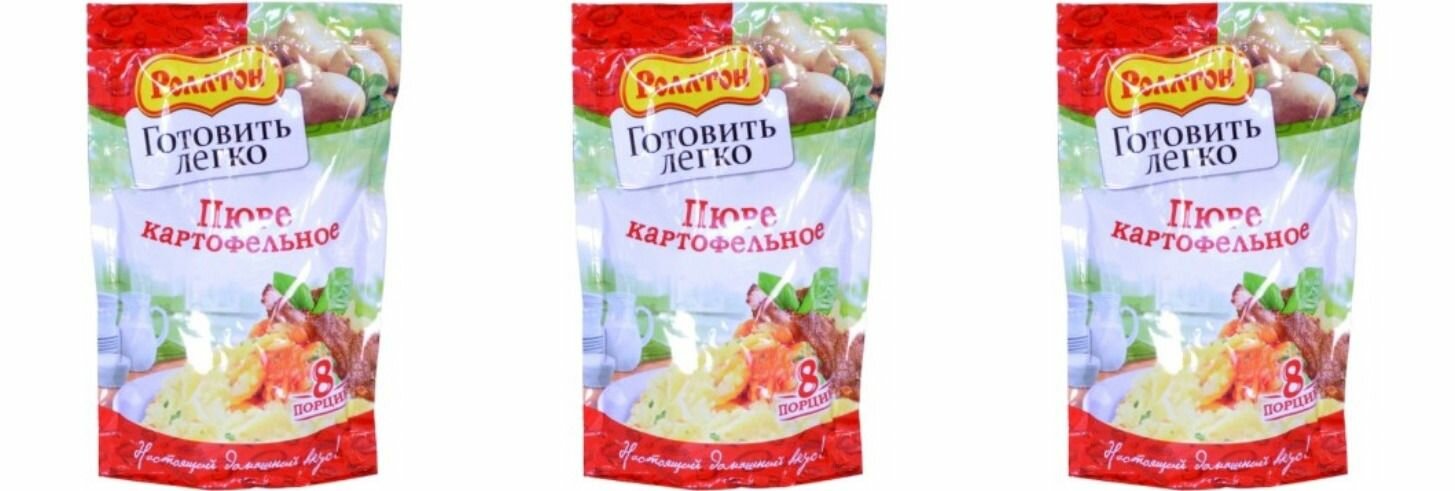 Роллтон Картофельное пюре 240 г, 3 уп