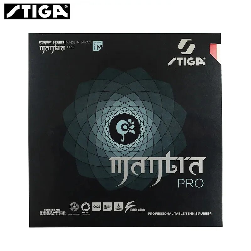 STIGA Mantra Pro, резина для настольного тенниса, M PRO-black