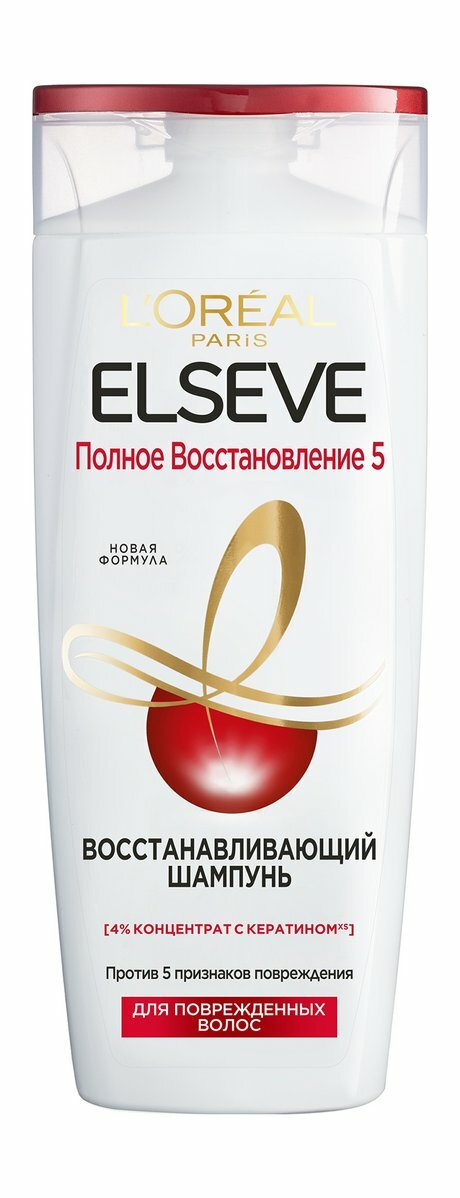 L'Oreal Elseve Полное восстановление 5 Восстанавливащий шампунь Шампунь для поврежденных волос | 400 мл 400мл