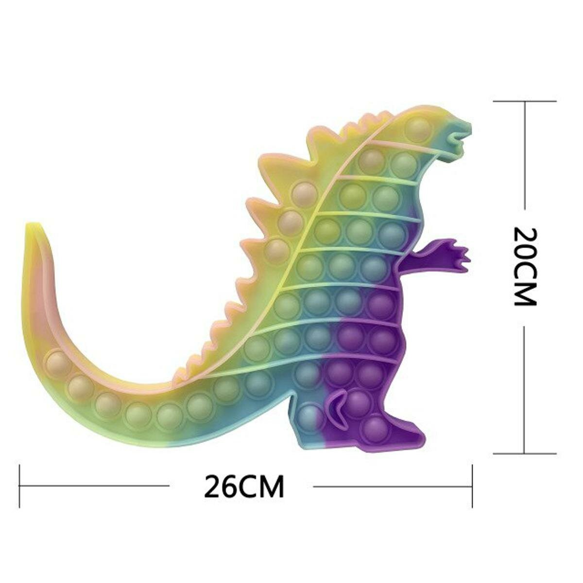 Игрушки-фиджет 20 см Годзилла Фиджет Антистресс Антистрессовый Реливер Figet Для Детей Взрослых Игрушки-Повторяшки