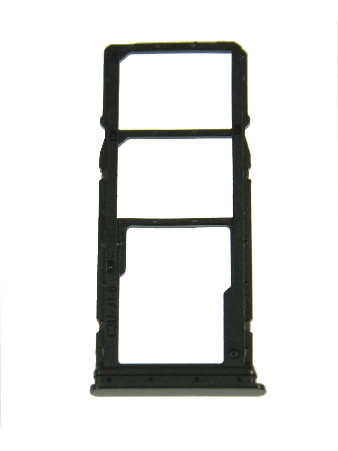 Держатель сим/карты памяти (Sim/Flash card holder) для Xiaomi Redmi 13C black