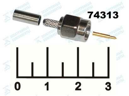 Разъем SMA штекер обжимной RG-174 (SMA-C174P)