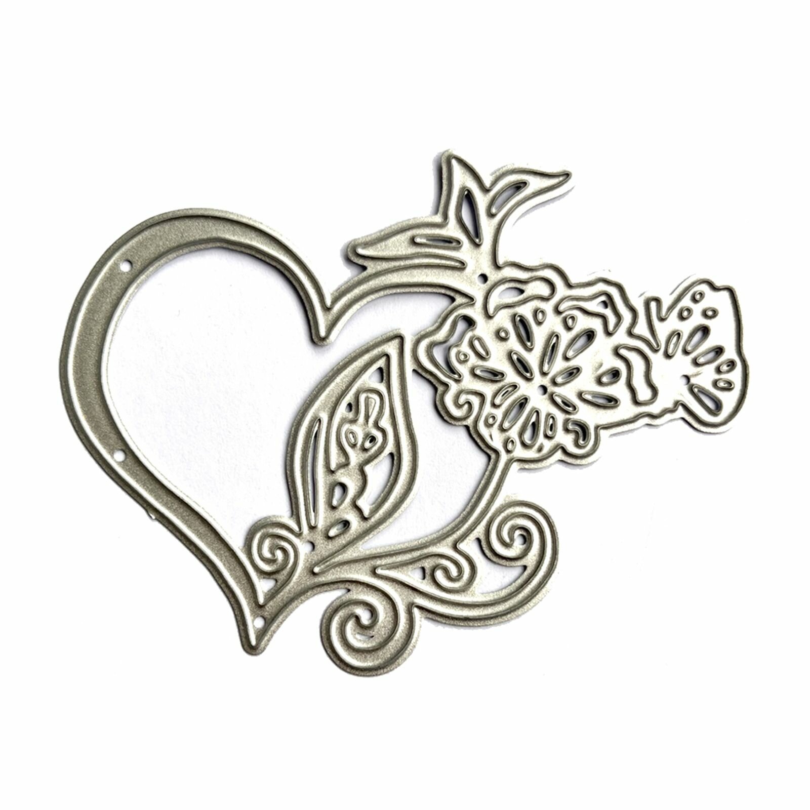 Трафареты для вырезания цветов в форме сердца скрапбукинга и создания карт