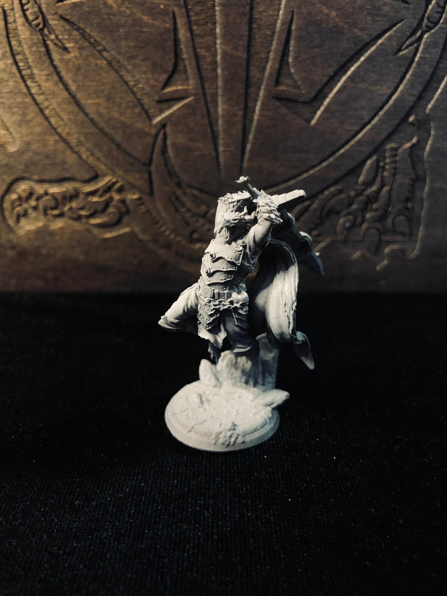 Драконорожденный рыцарь - Миниатюра для настольных игр DnD, ДнД, Dungeons & Dragons, Pathfinder.