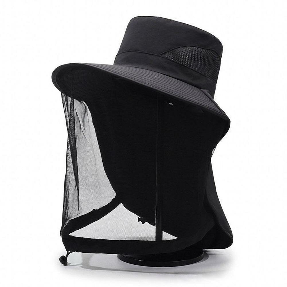 Панама мужская летняя тактическая Солнцезащитная шляпа для рыбалки и походов, дышащая с широкими полями