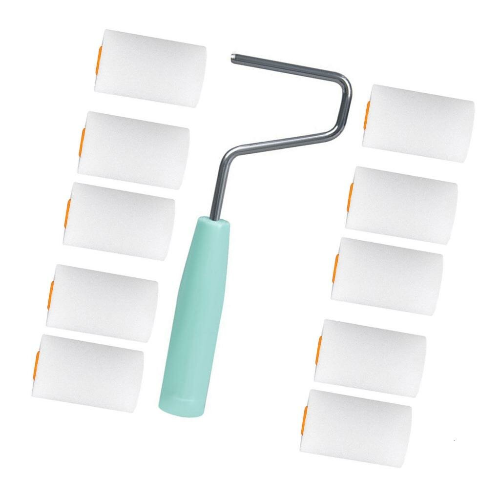 Набор из 10 губчатых валиков для покраски, 2 дюйма