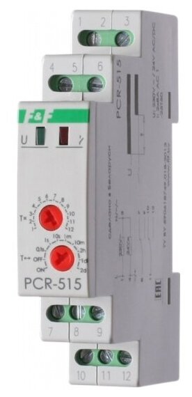 Реле времени F&f PCR-515, EA02.001.006