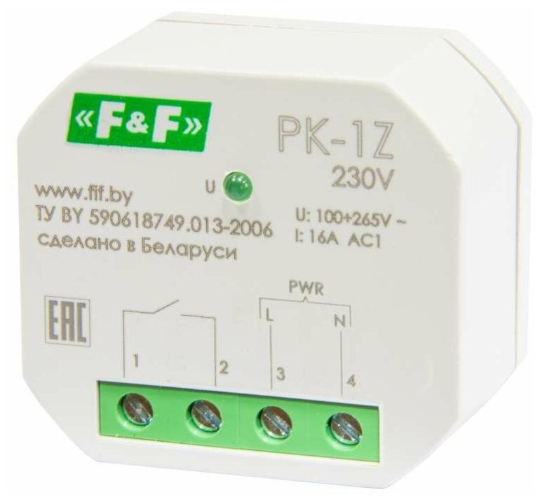 Электромагнитное (промежуточное) реле PK-1Z/UN 220V EA06.001.047