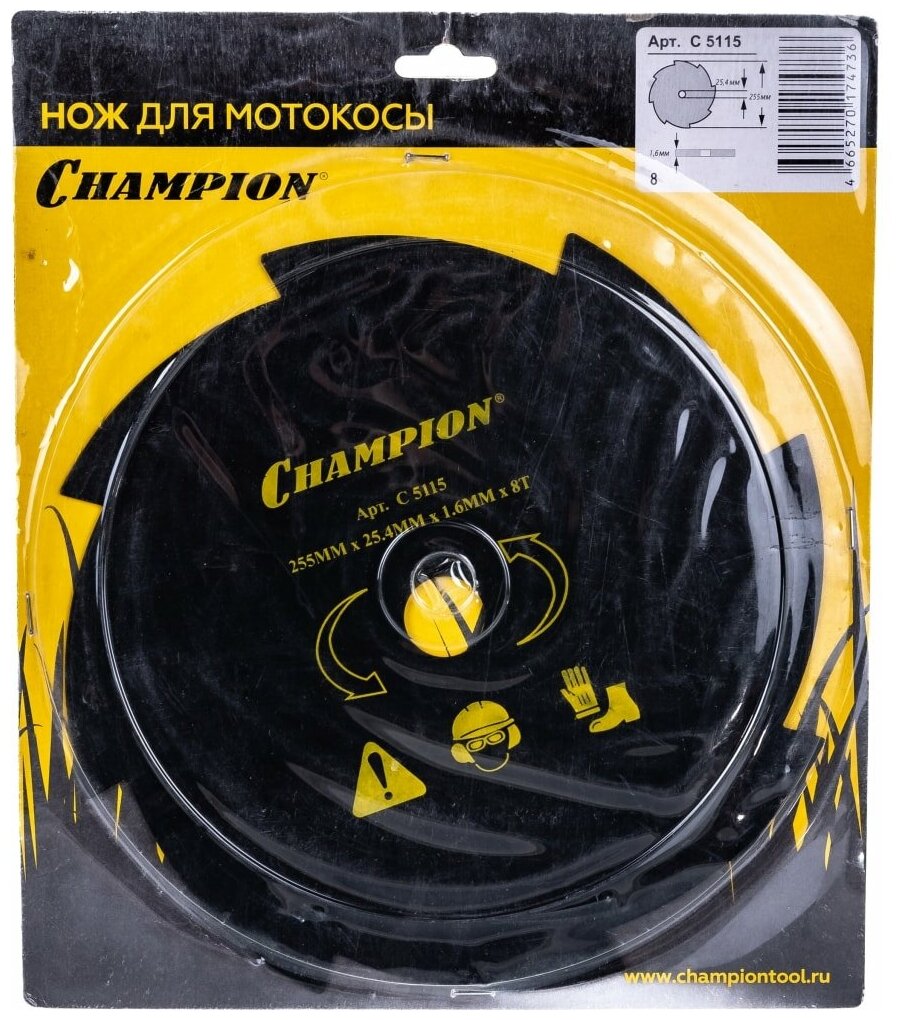 Нож для жесткой травы Champion C5115
