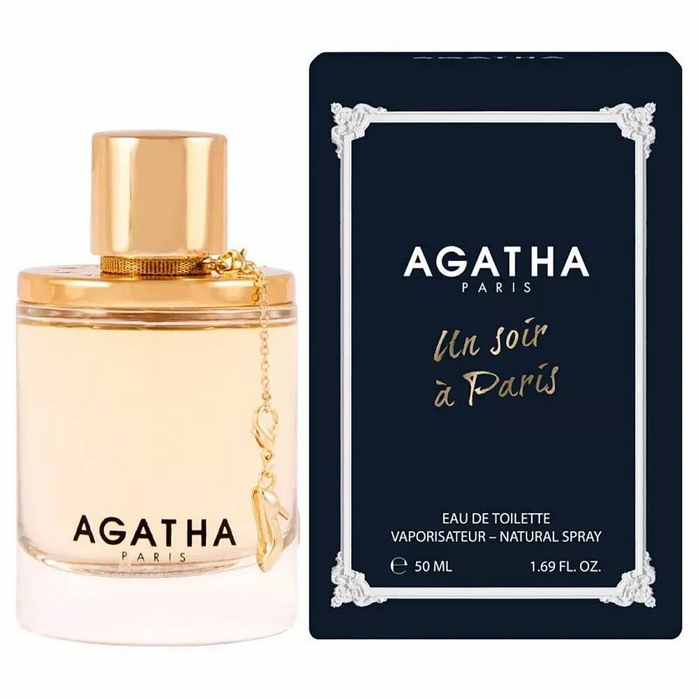 Туалетная вода Agatha "Un Soir a Paris", женская, восточные цветочные ноты, 50мл