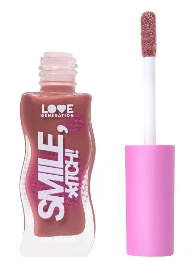 Блеск для губ Love Generation Smile, *itch! тон 04 сливово-коричневый, 10 мл