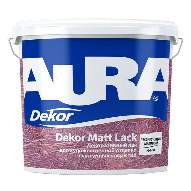 Лак декоративный AURA Dekor Matt Lack матовый 1кг, арт. ADL116