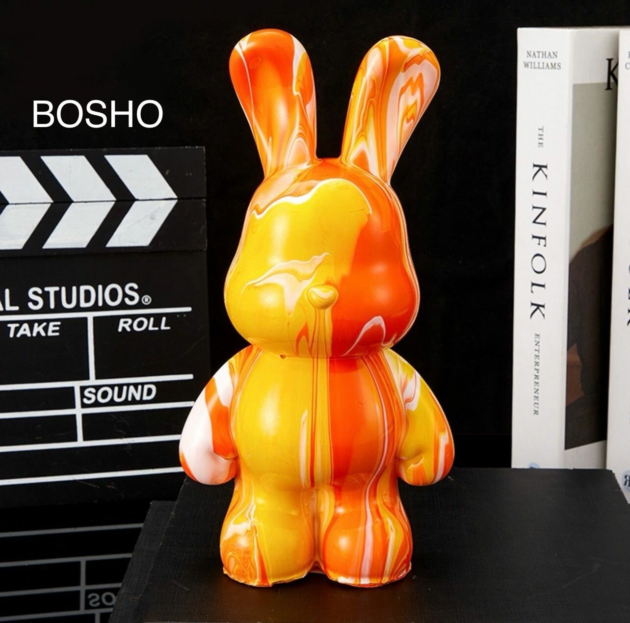 Подарочный набор Fluid Art зайка BOSHO сделай сам 23 см. Сделай сам своего BEARBRICK!