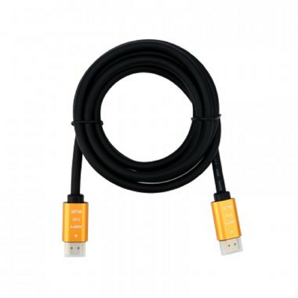 Rexant Кабели 17-6104 Кабель HDMI - HDMI 2.0, 2м, Gold цветная коробка