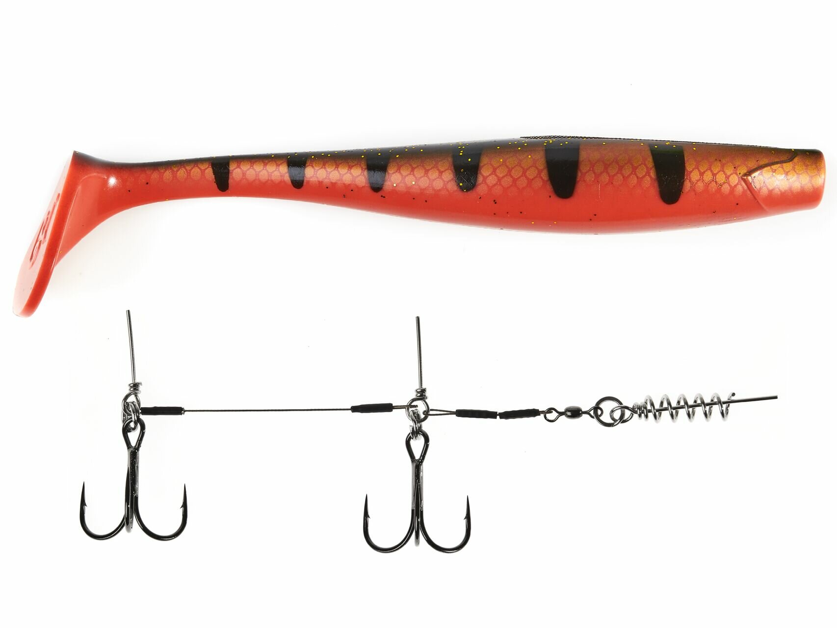 Виброхвосты LJ 3D BBS Series GIANT KUBIRA SWIM SHAD 10,3in (26,00)/PG18 1шт.+Stinger XL