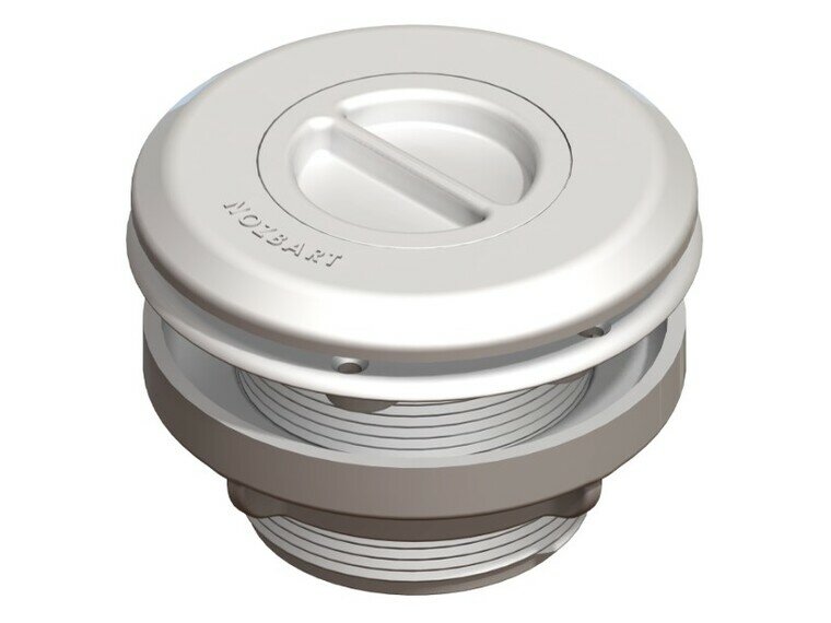 Форсунка стеновая подключение пылесоса NOZ-708 под панельный/сборный бассейн Nozbart