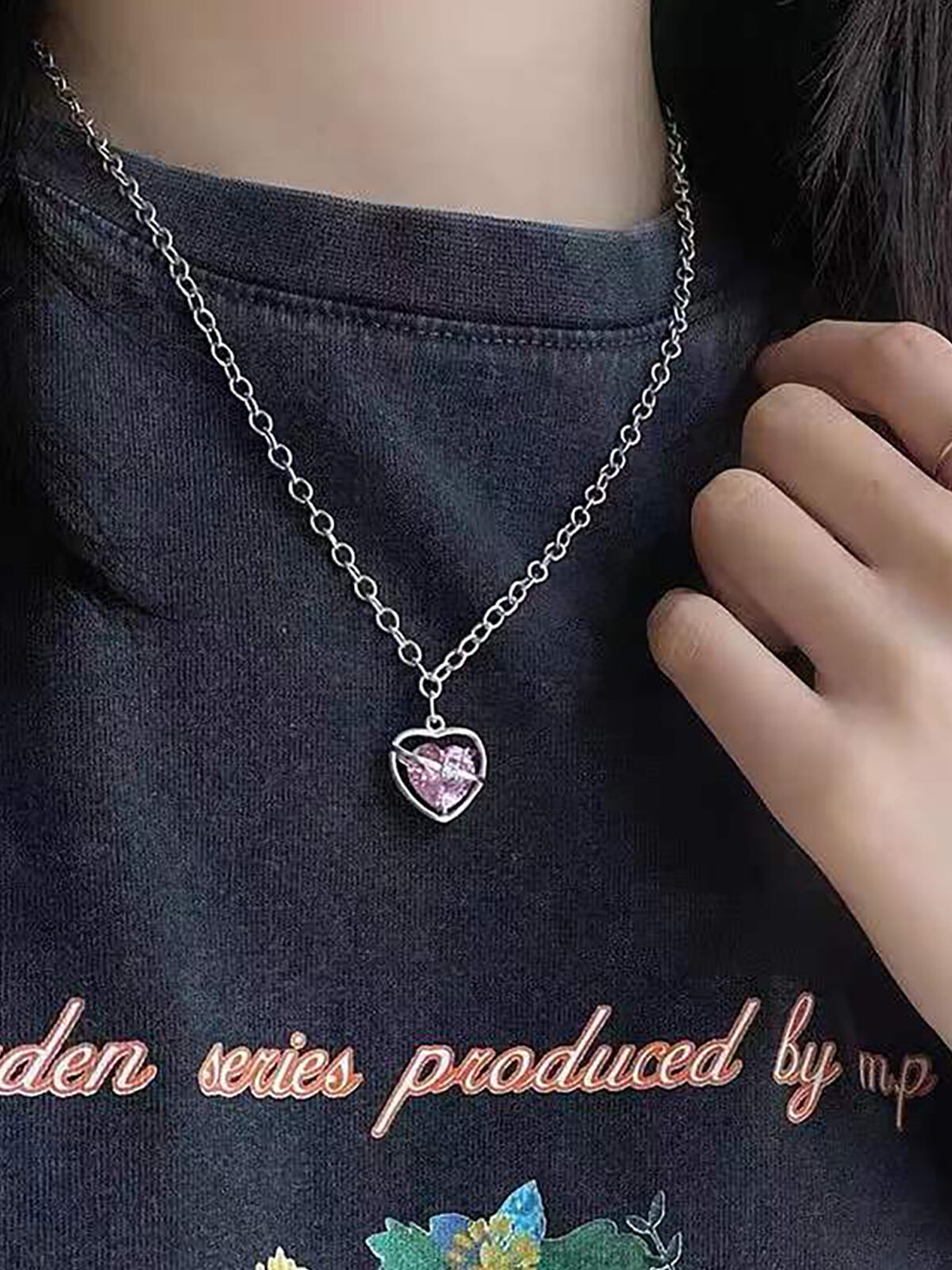 Колье, искусственный камень