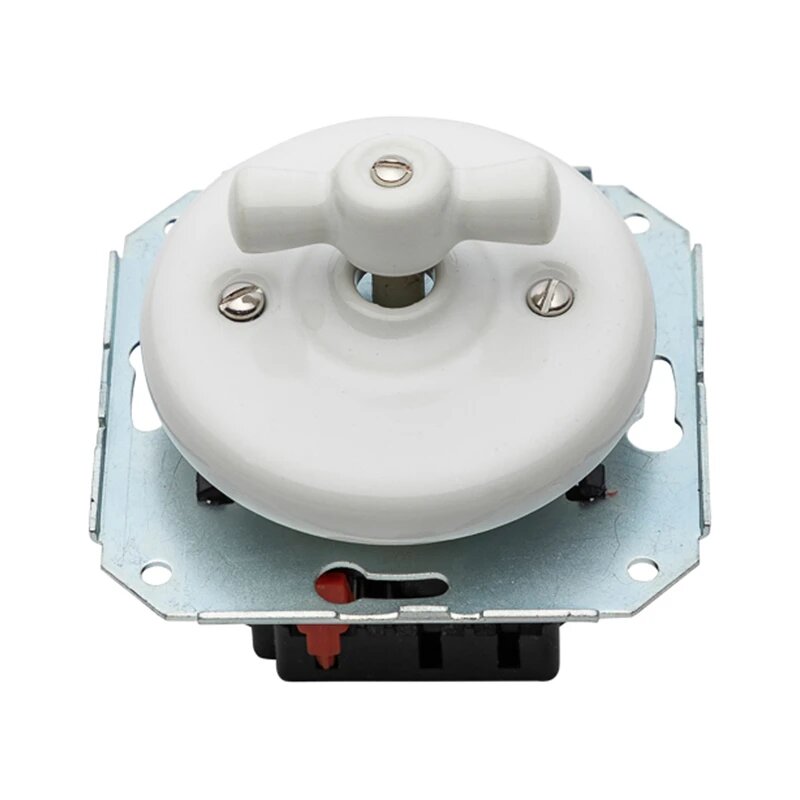 Фарфоровый электрический выключатель 240В Switch part white