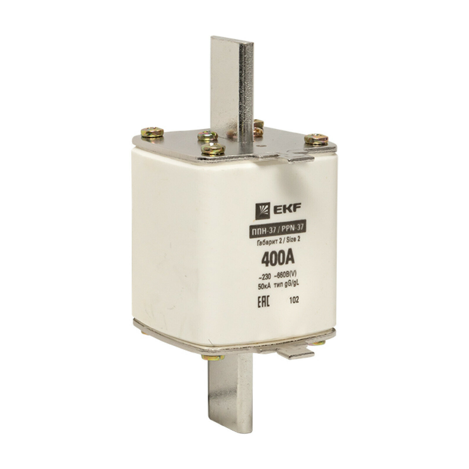 Плавкая вставка ППН-37 400/400А габарит 2 EKF - 1 шт